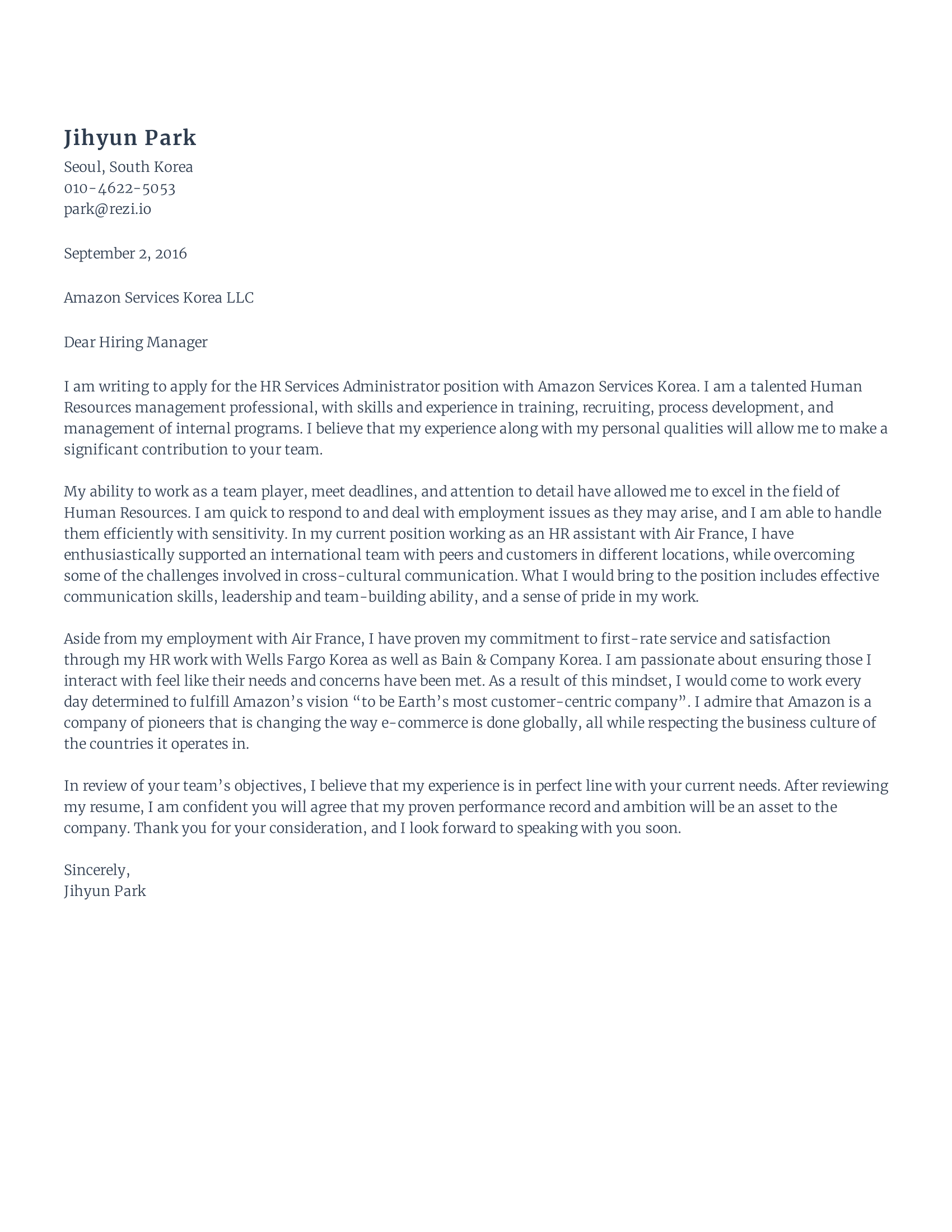 Application Letter For A Job Vacancy Without Experience Part Time Job 